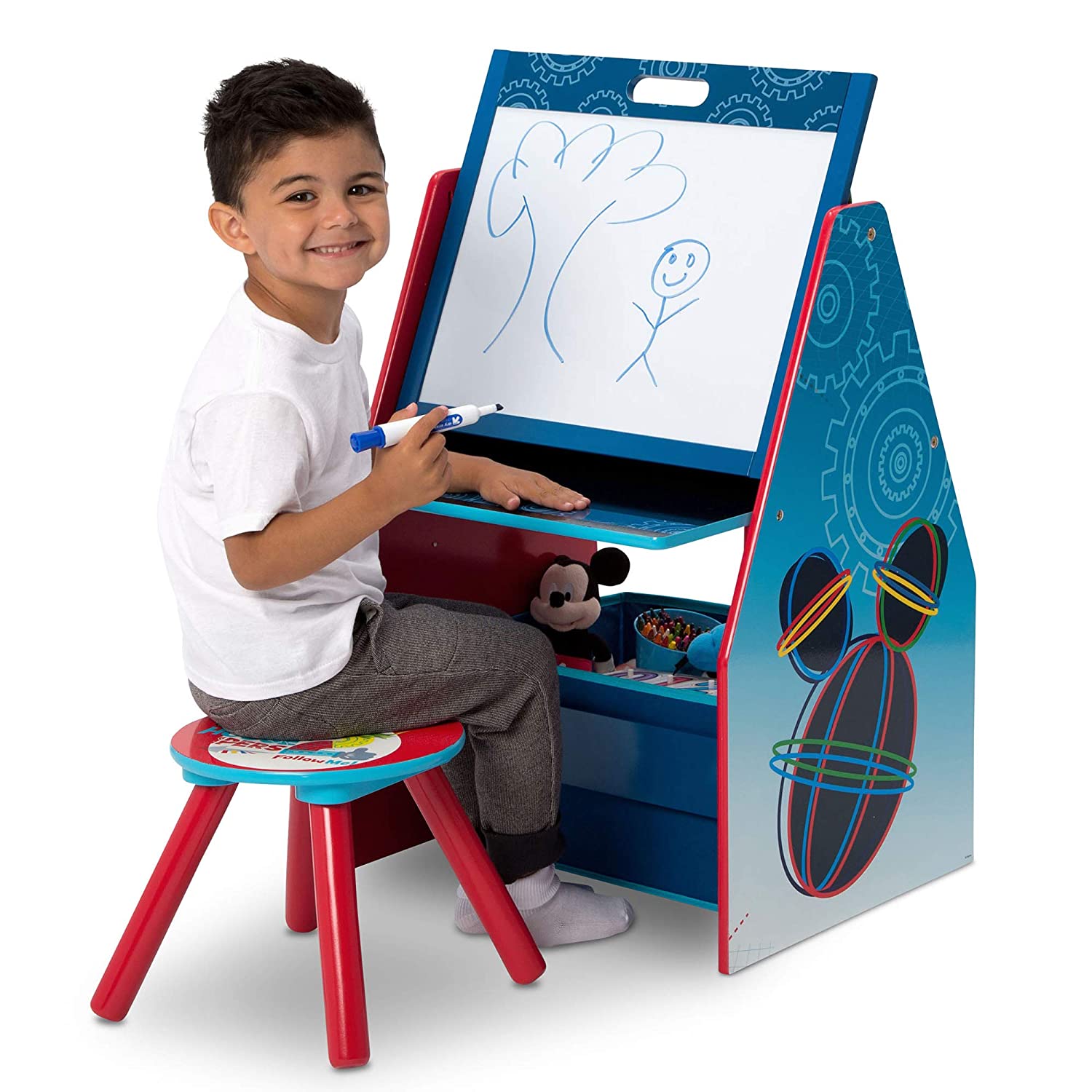 10 Kids Art Desk for Drawing and Crafts - 10Fabs