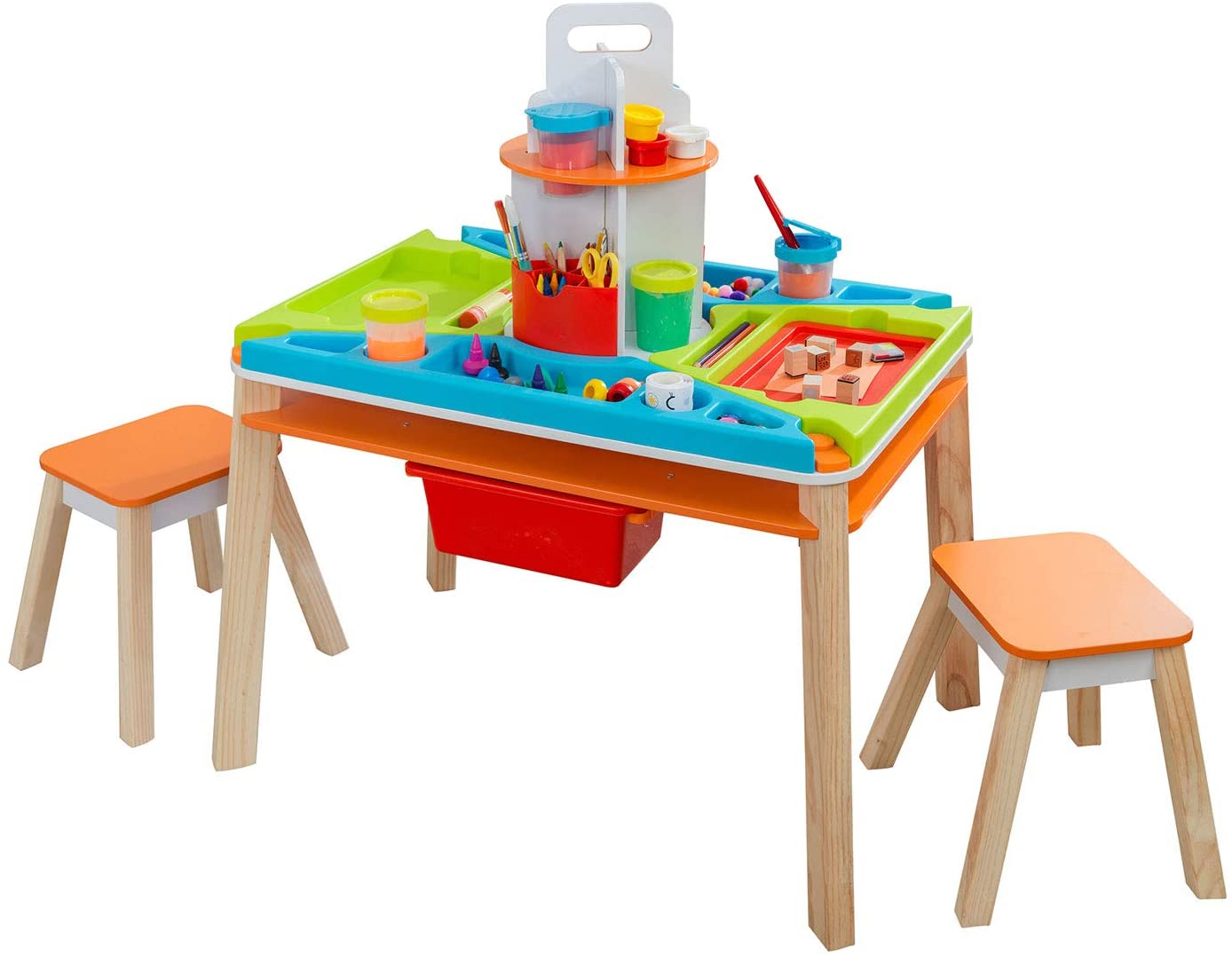 10 Kids Art Desk for Drawing and Crafts - 10Fabs